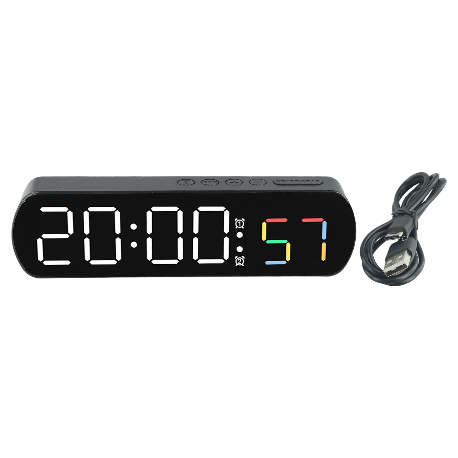 Led Display Electronic Alarm Clocktemperature Jump Seconds Display ...