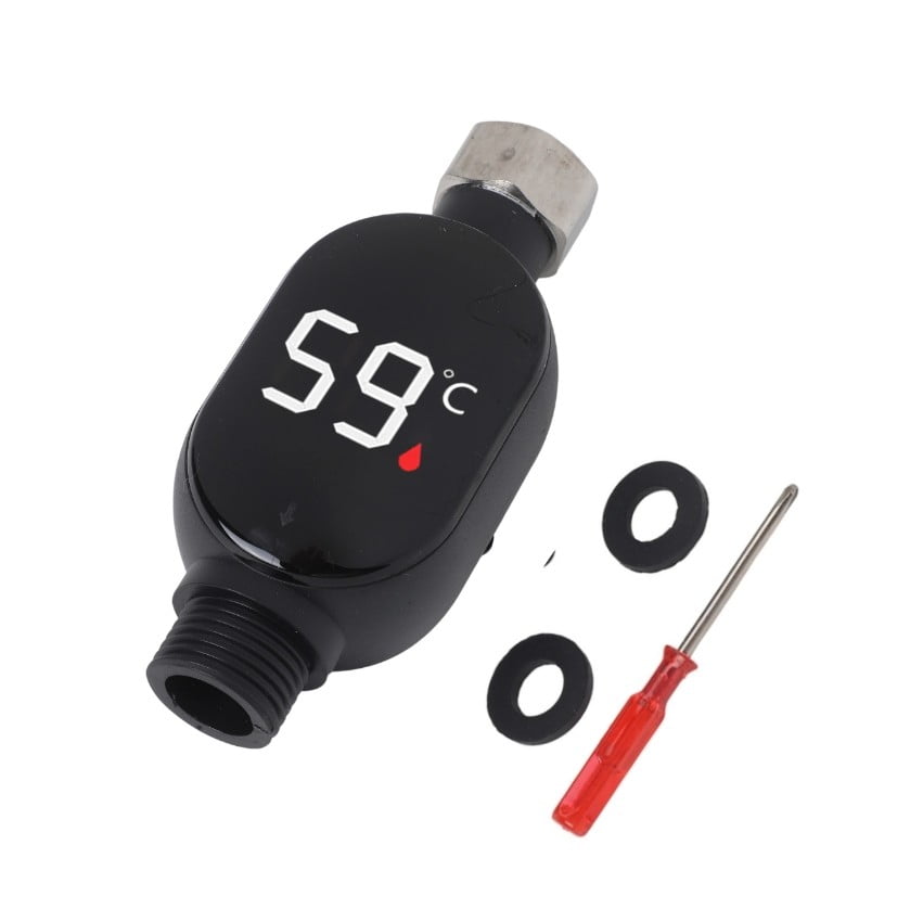 Led Display Home Shower Faucets Water Thermometer Water Temperature ...