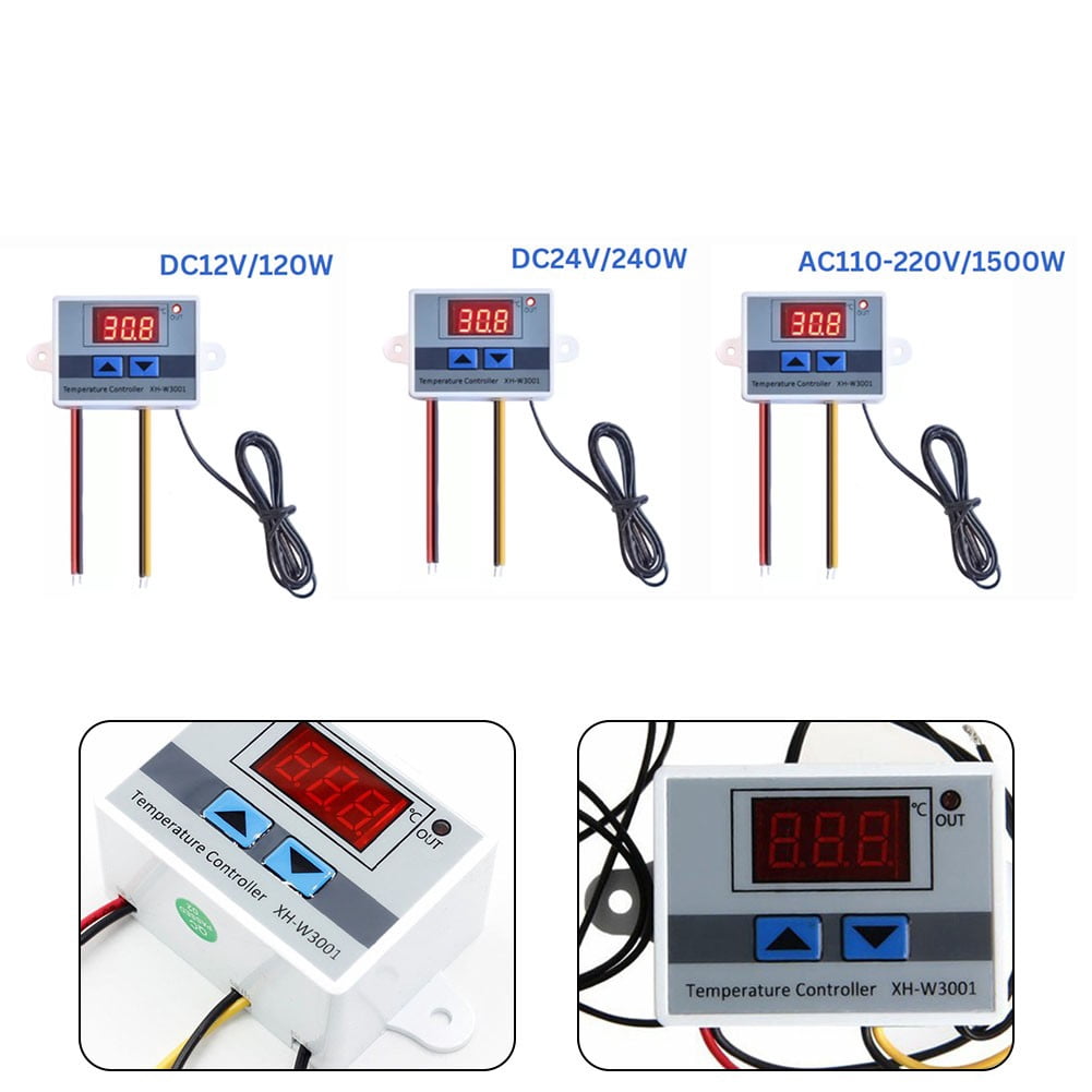 Led Display Temperature Switch None Ac110-220V/1500W Dc12V/120W Dc24V ...
