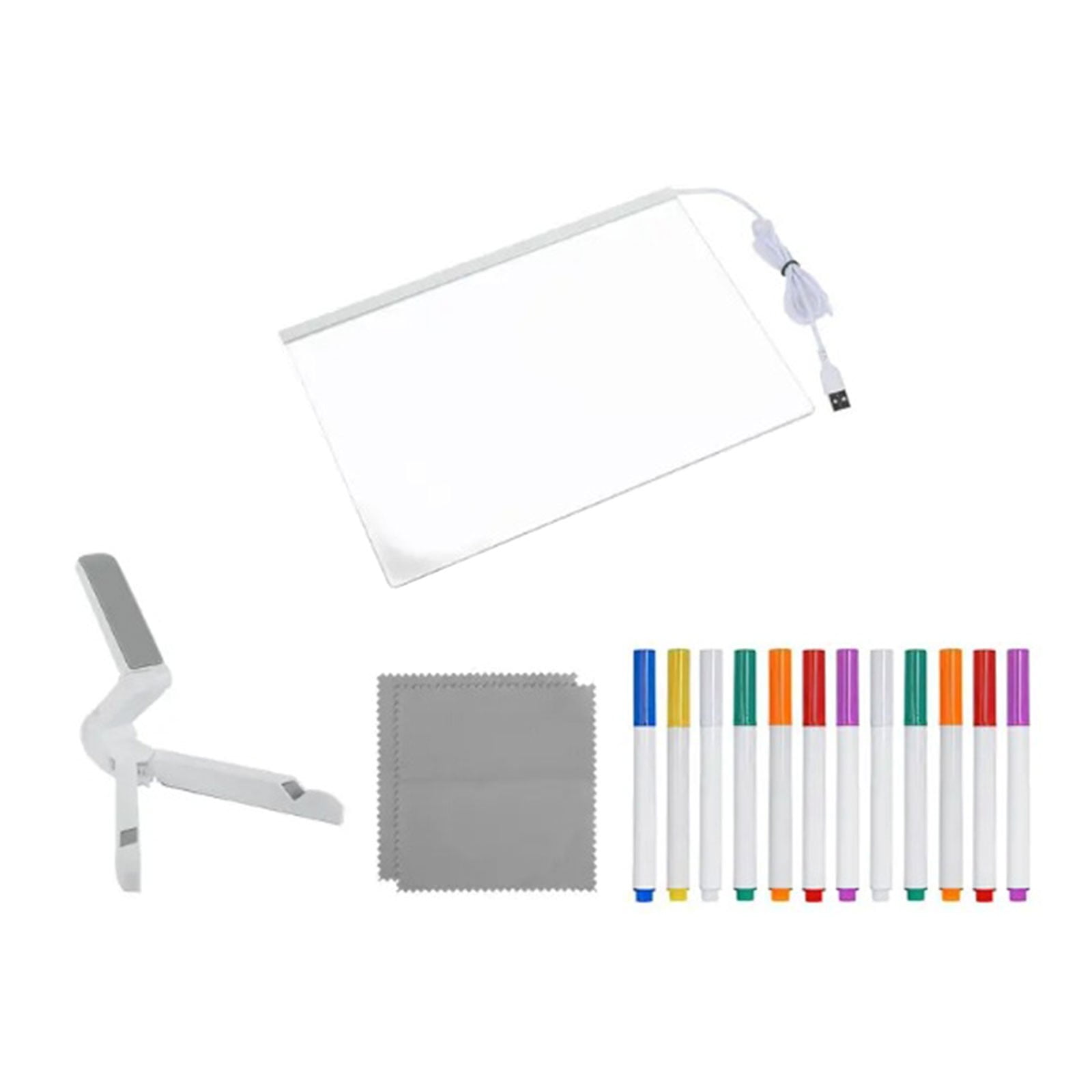 Led Drawing Board, LED Note Board with 10 Colors Markers Pen,Acrylic ...