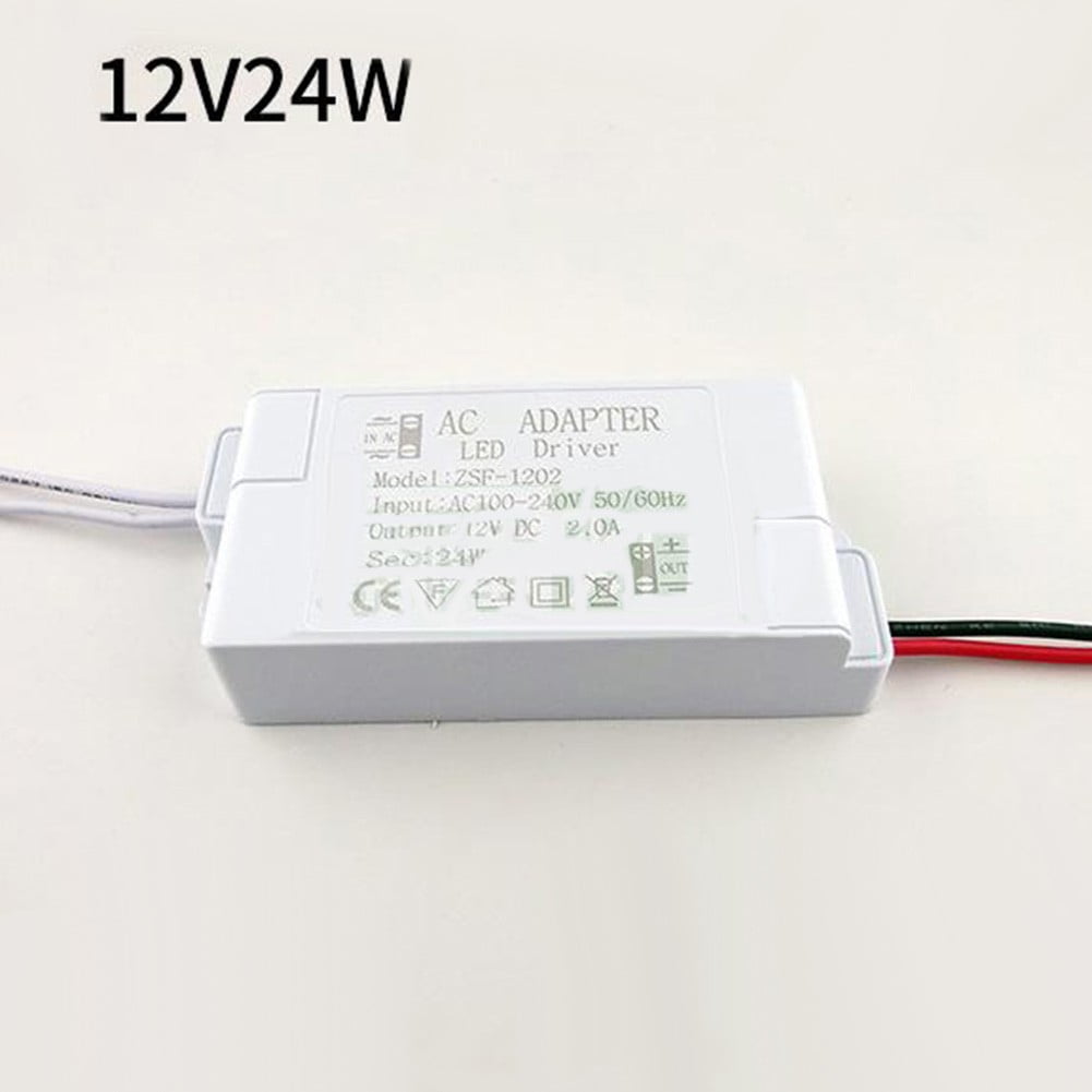 Led Driver Adapter For Led Lighting Ac90-240V To Dc 12V 12W 24W 36W Non ...