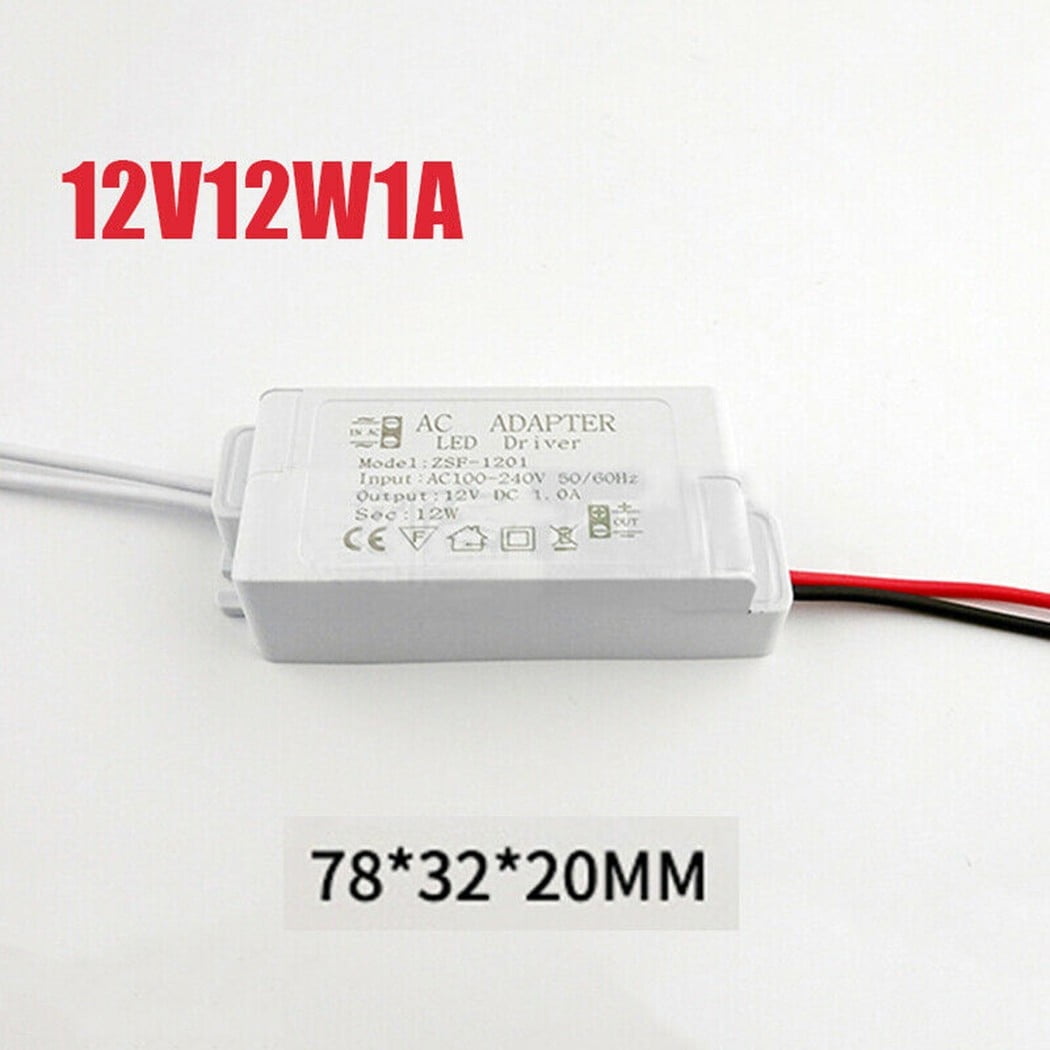 Led Driver Adapters Transformer Power Supply Ac To Dc 12V For Led Strip ...