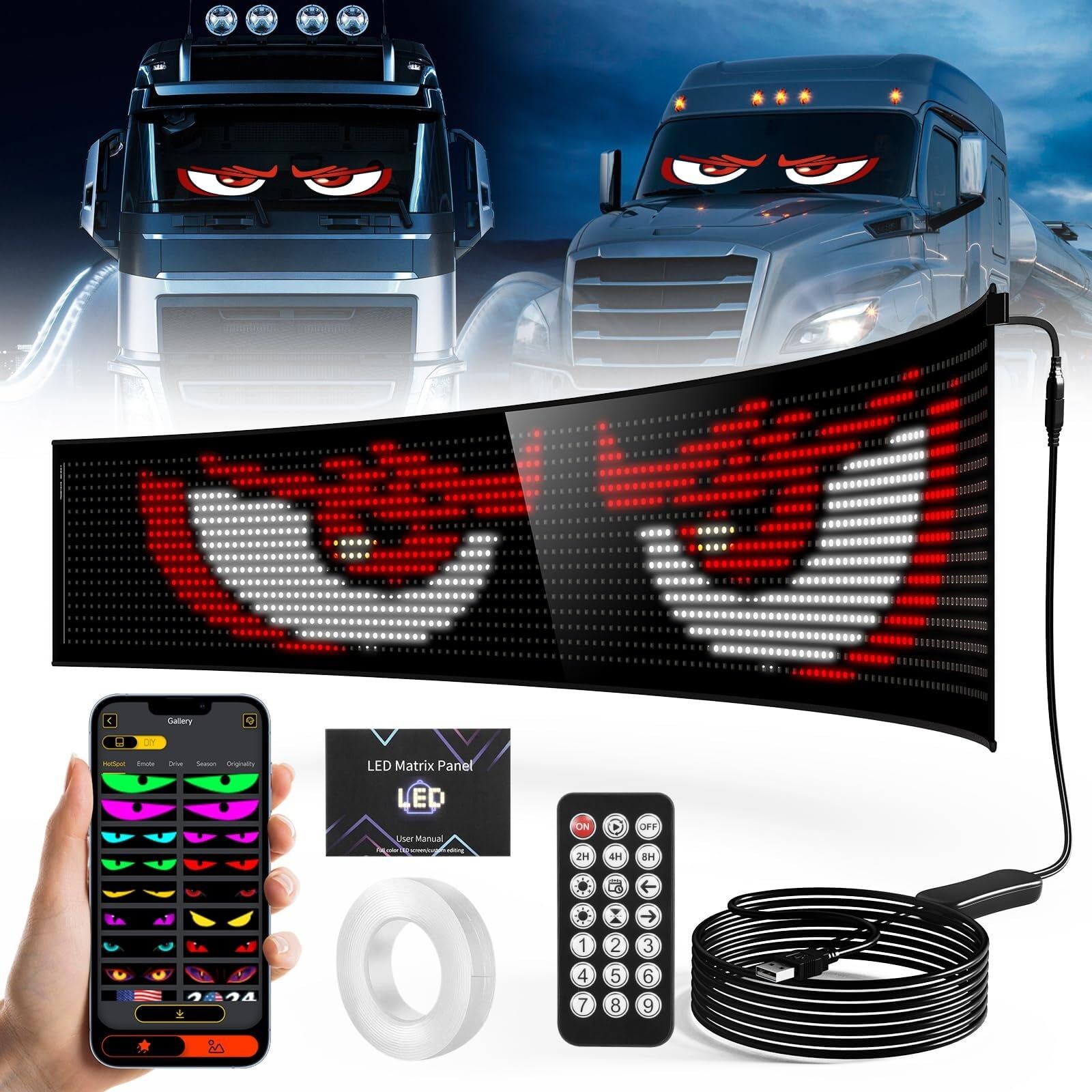 Led Eyes for Car Animated Led Devil Eyes Light for Cars,DIY ...
