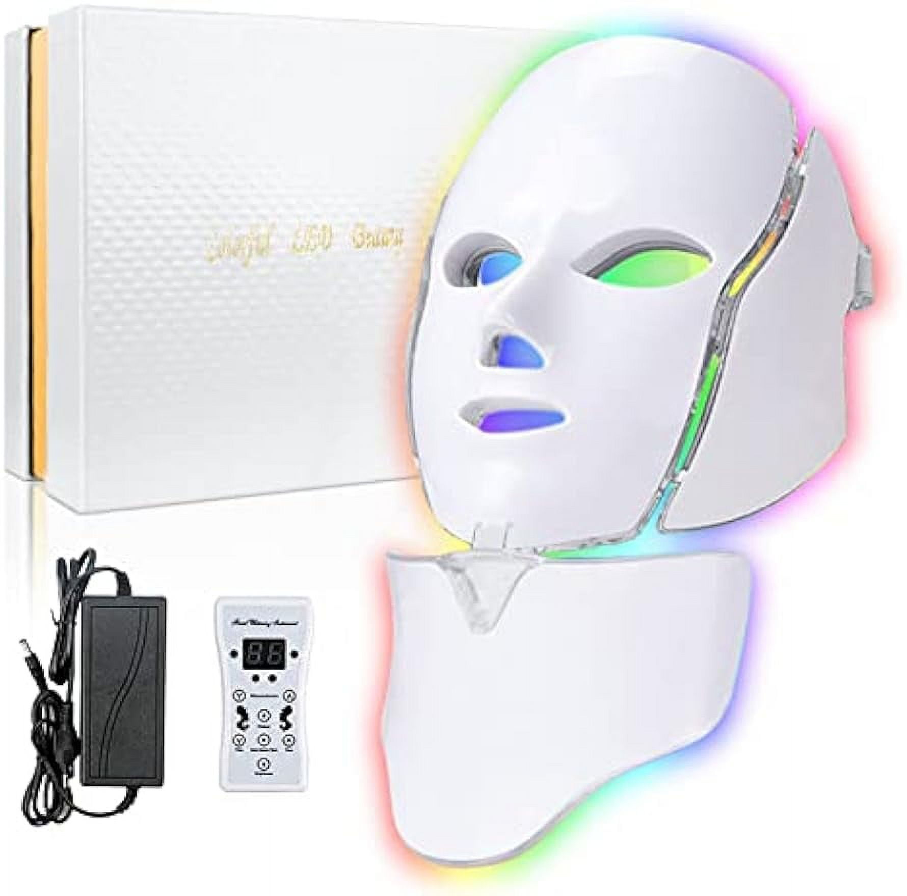 BEAUTY & SKIN CARE: 7-Color Led Therapy Mask for Acne & Skin Firming ...