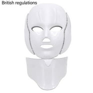 Blue Red Light Therapy Mask for Face, 7 Colors LED Face Mask Light ...