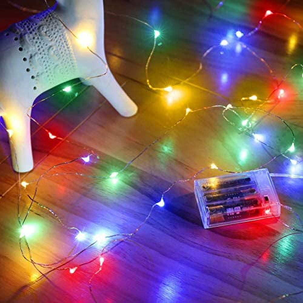 Led Fairy Lights Battery Operated, Mini Battery Powered Copper Wire ...