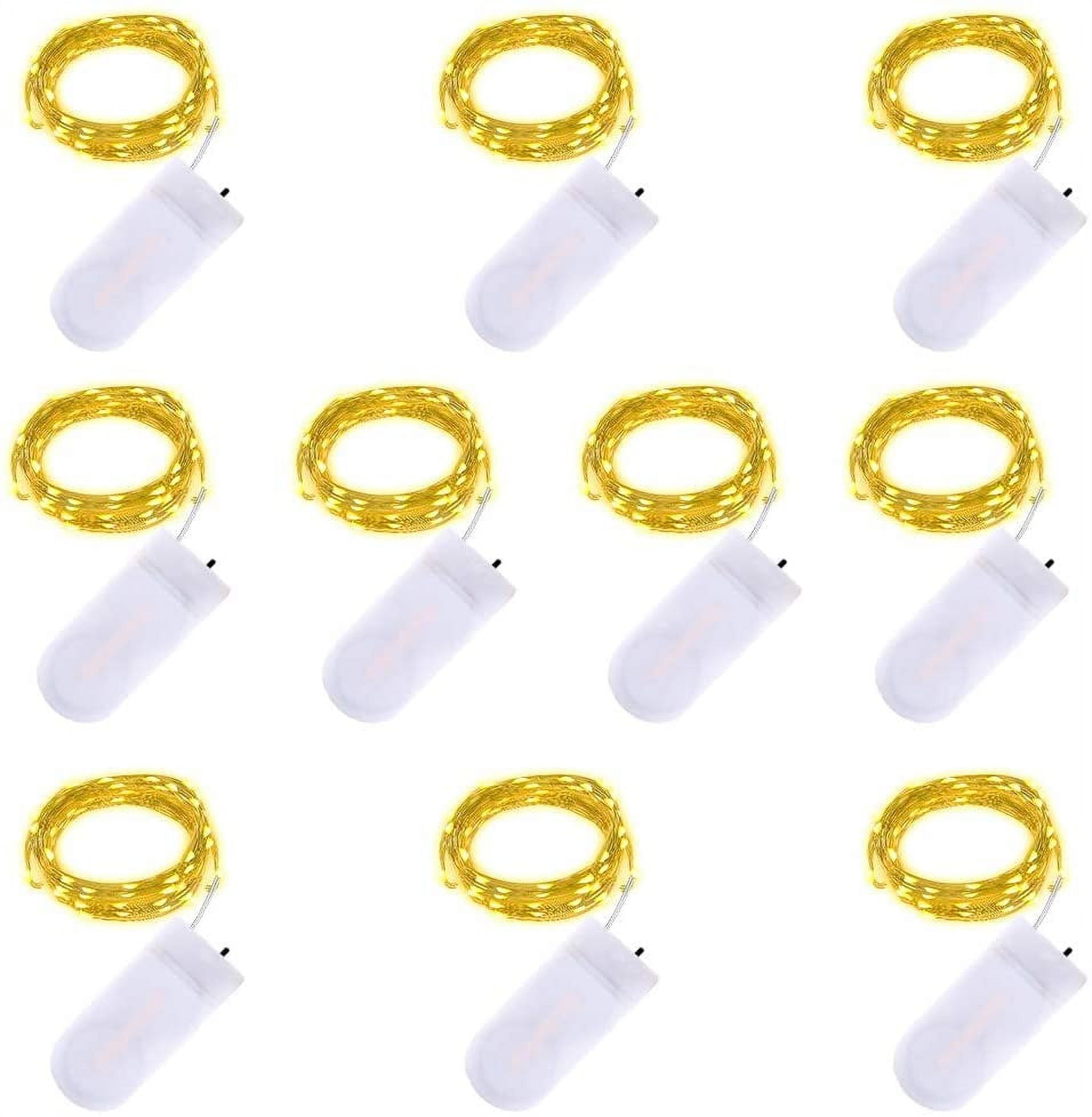 Led Fairy String Lights - 2M 20 Led Battery Operated Copper Wire ...