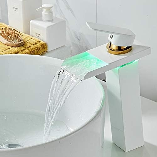 Led Faucet Temperature Controlled Basin Faucet LED Crane Water Tap ...