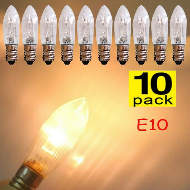 LED Filament 10-55V AC E10 Replacement Light Bulbs for Arc with 7 ...