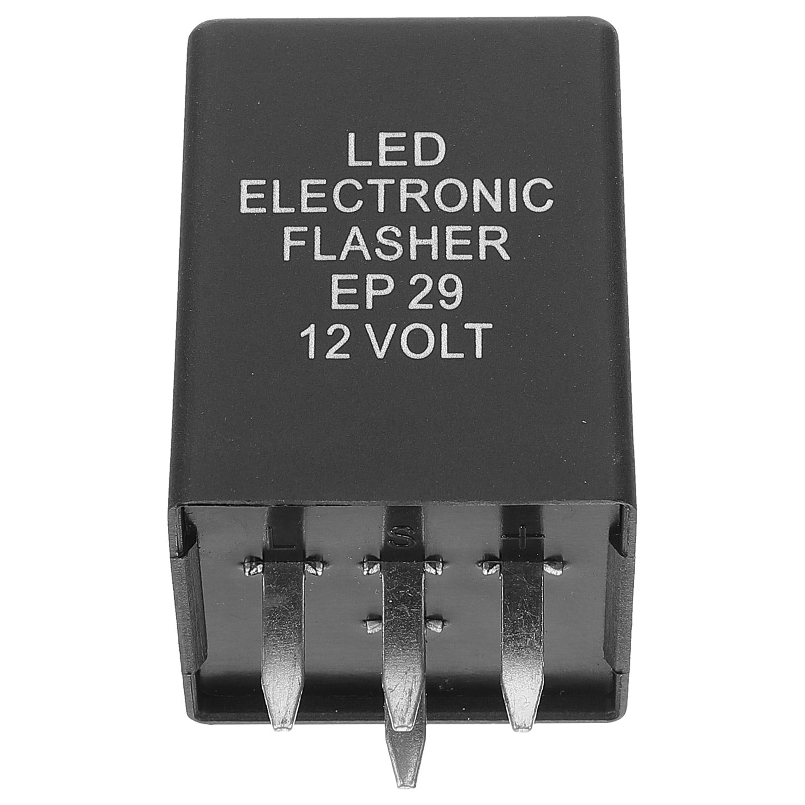 LED Flasher Relay for Car 4 Pin Black Plastic Component Enhancing ...