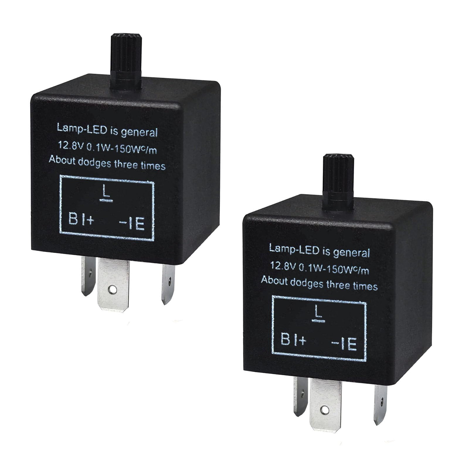 Led Flasher Relay CF-13 MMF7 (Set of 2), 3 Pins Adjustable Turn Signal ...