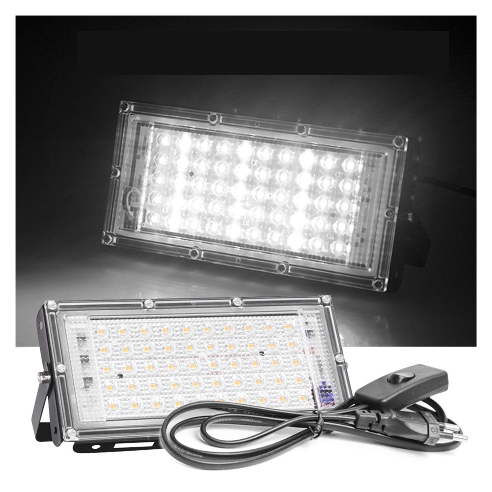 Led Floodlight, LED Flood Light 50W 100W LED Floodlight RGB White ...