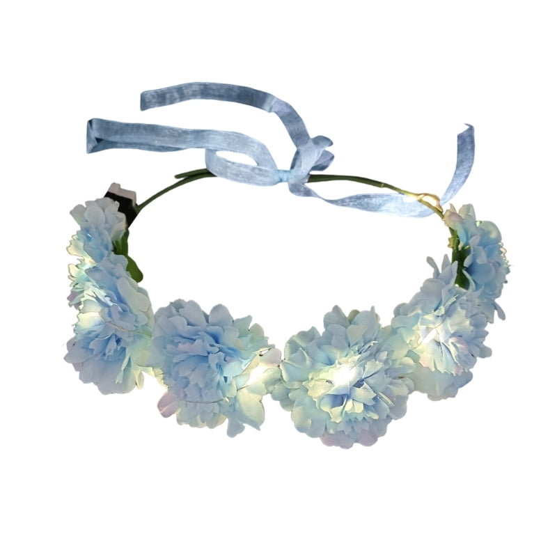 Led Flower Headband Light up Floral Crowns Glowing Flower Crowns ...