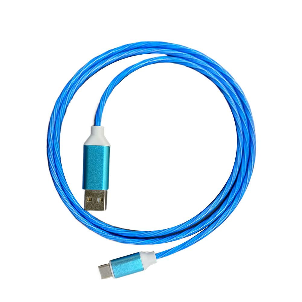 Led Flowing Charging Cable, Light up USB C Charger Cable, Led USB C ...