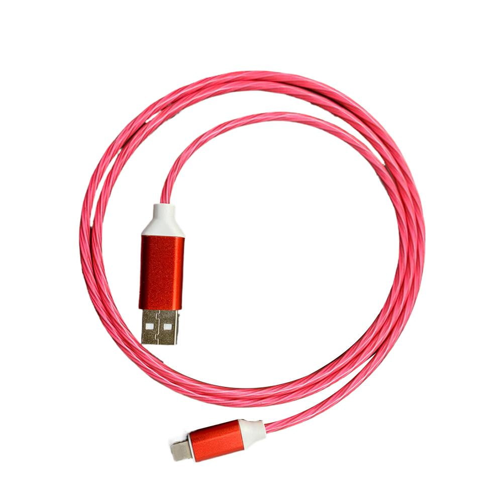Led Flowing Charging Cable, Light up USB C Charger Cable, Led USB C ...
