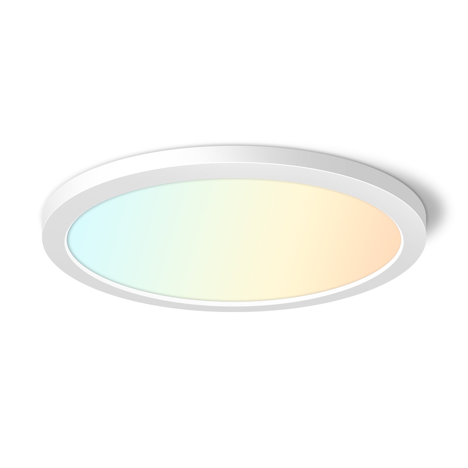 Led Flush Mount Ceiling Light, 24 Inch kitchen light fixtures,5 Color ...