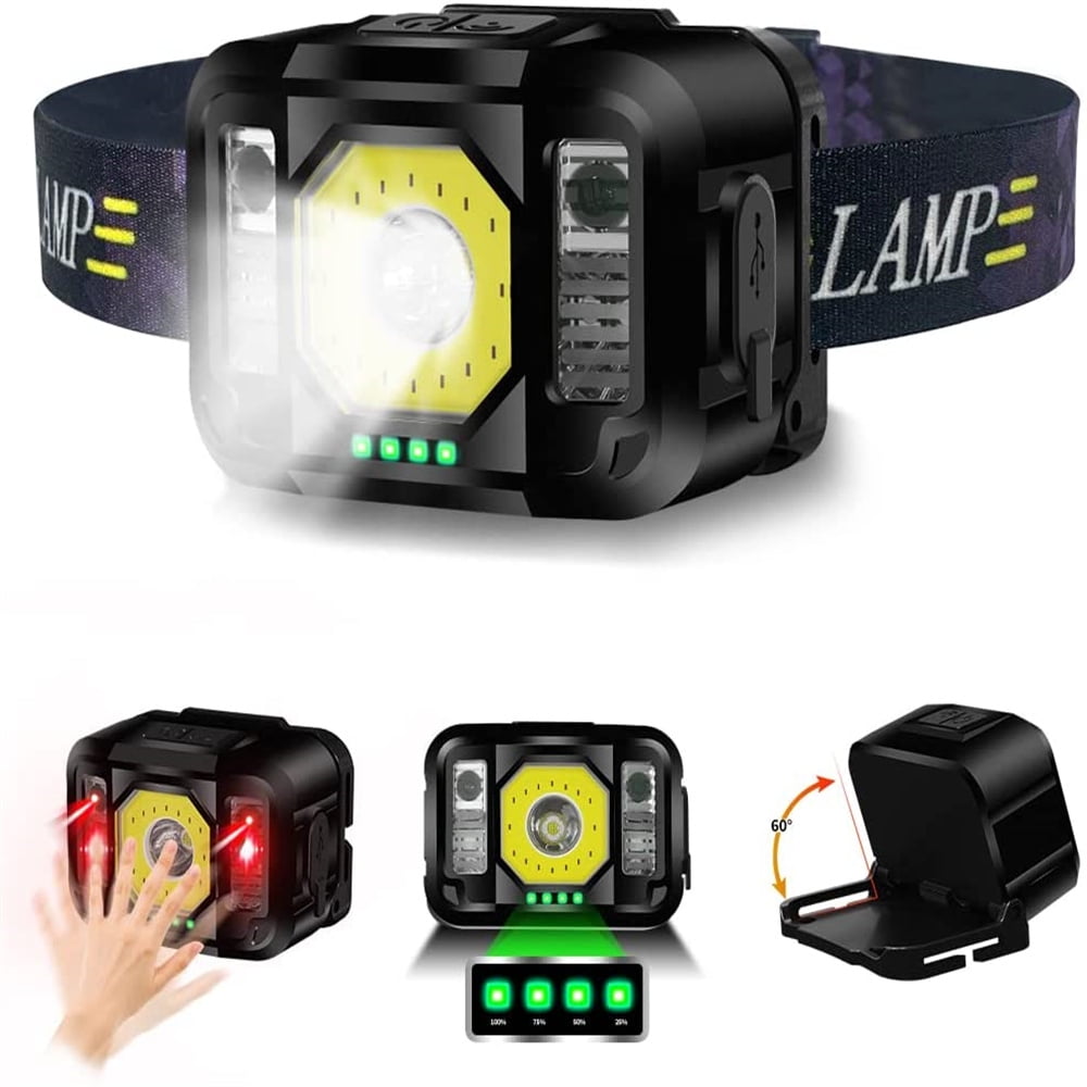 Rumixi Super Bright LED Headlamp, Headband Mounted, 6 Modes, Long ...