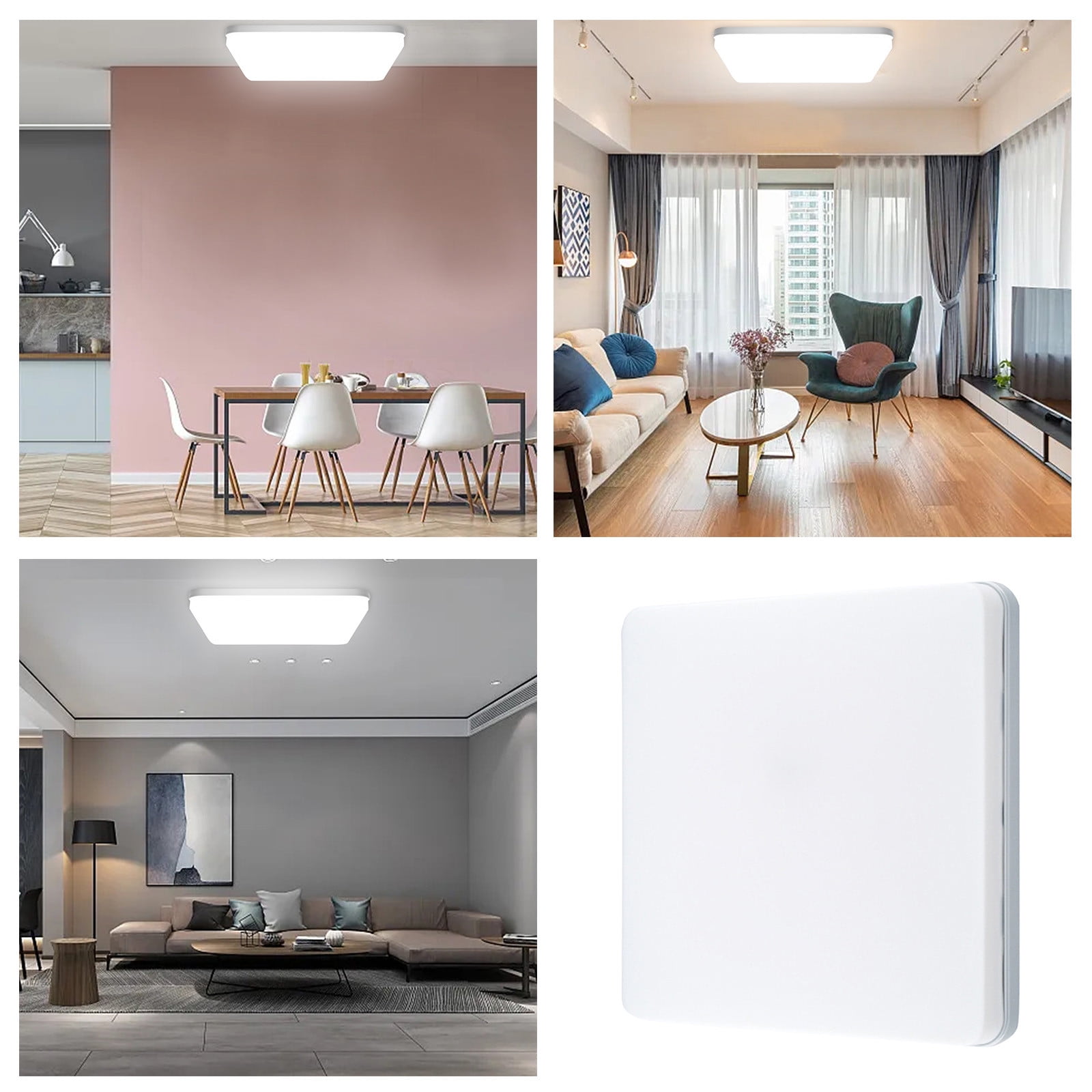 Led Integrated Panel Light Simple Installation Square Living Room Panel ...