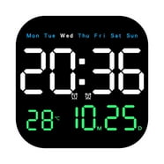 Jowenia Large Digital Wall Clock with Remote Control, 16" LED Display Count Up & Down Timer ...