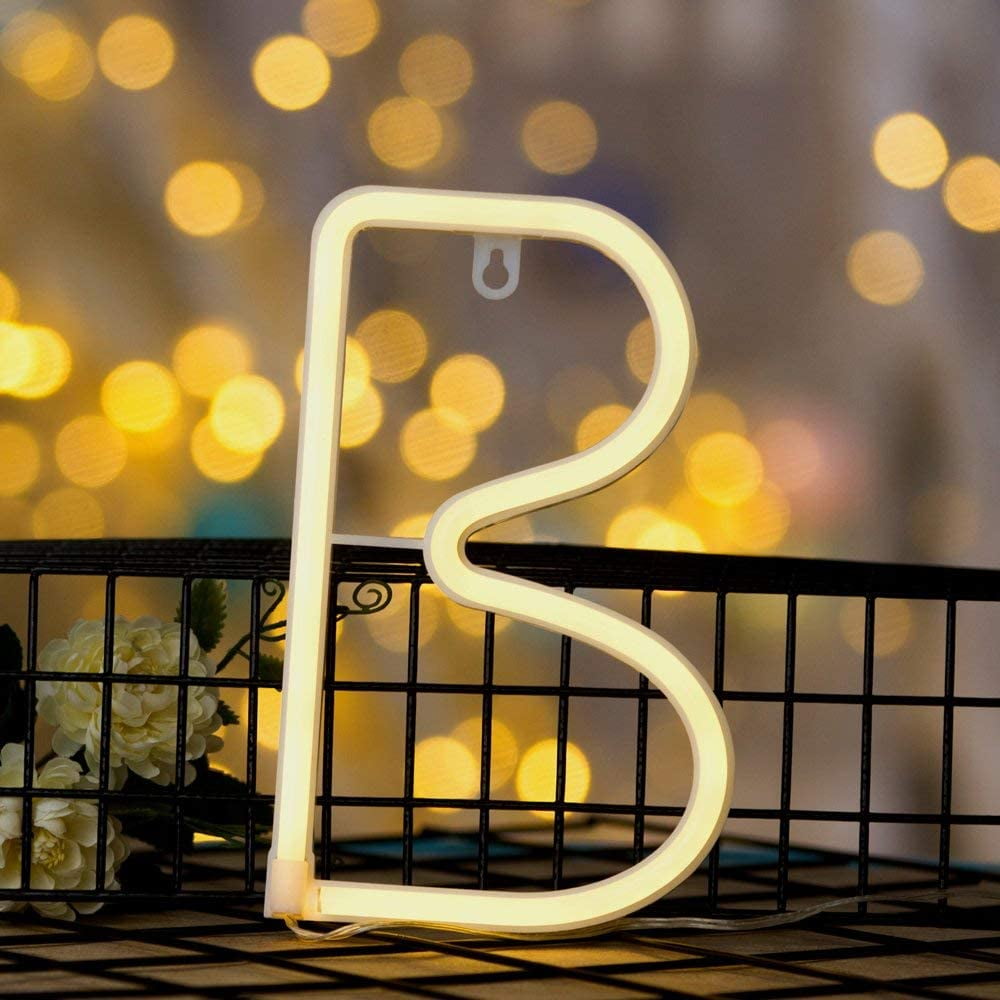 Led Letter Neon Lights Neon Alphabet Sign Night Lights Neon Art ...