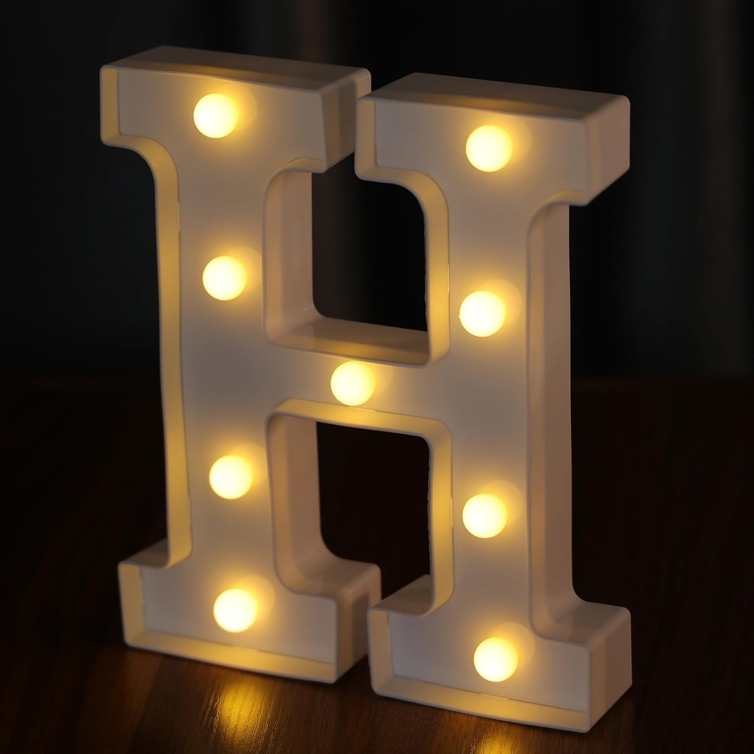 Led Letters Lights 26 Alphabet and 10 Number Decorative Lighted Letters ...