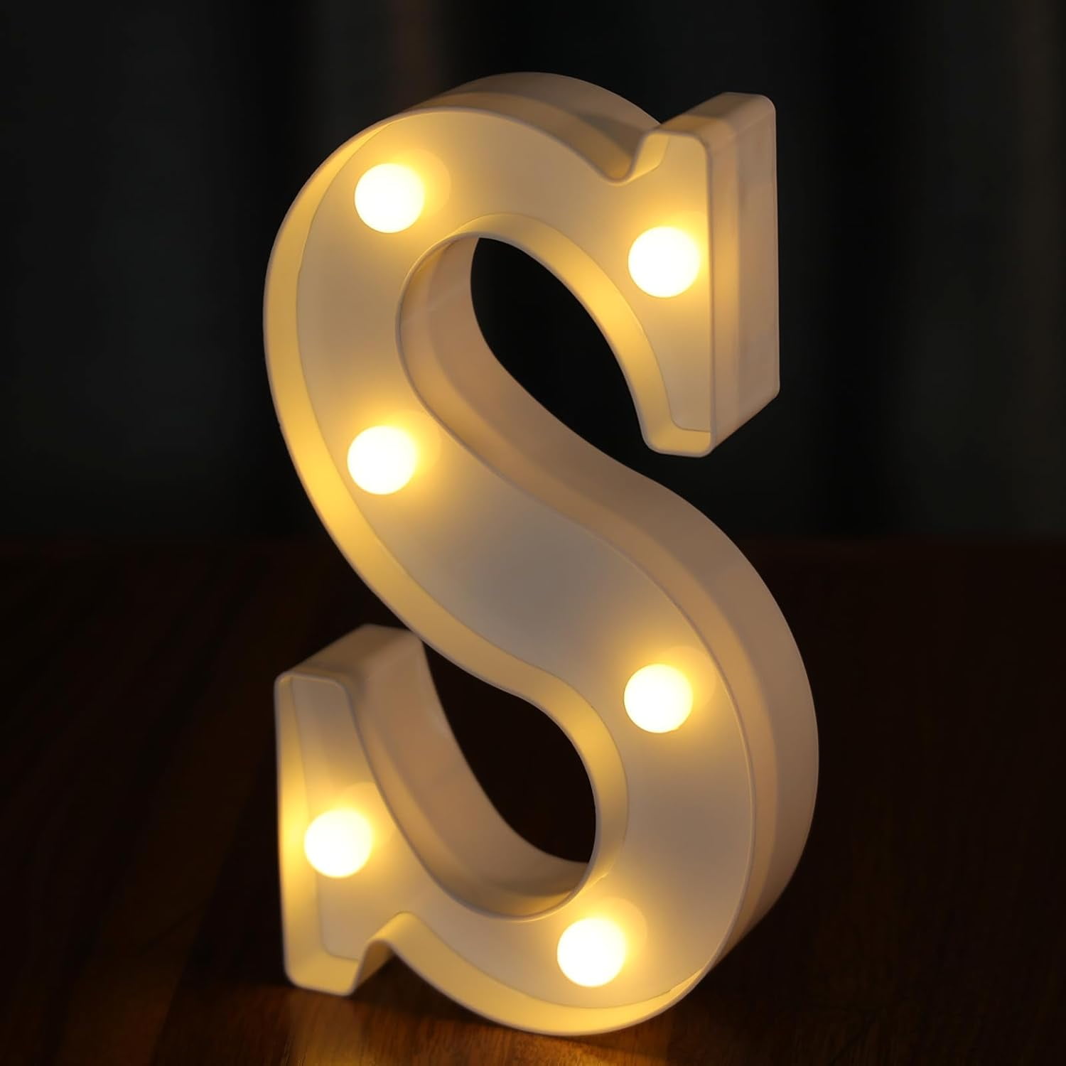 Led Letters Lights 26 Alphabet and 10 Number Decorative Lighted Letters ...