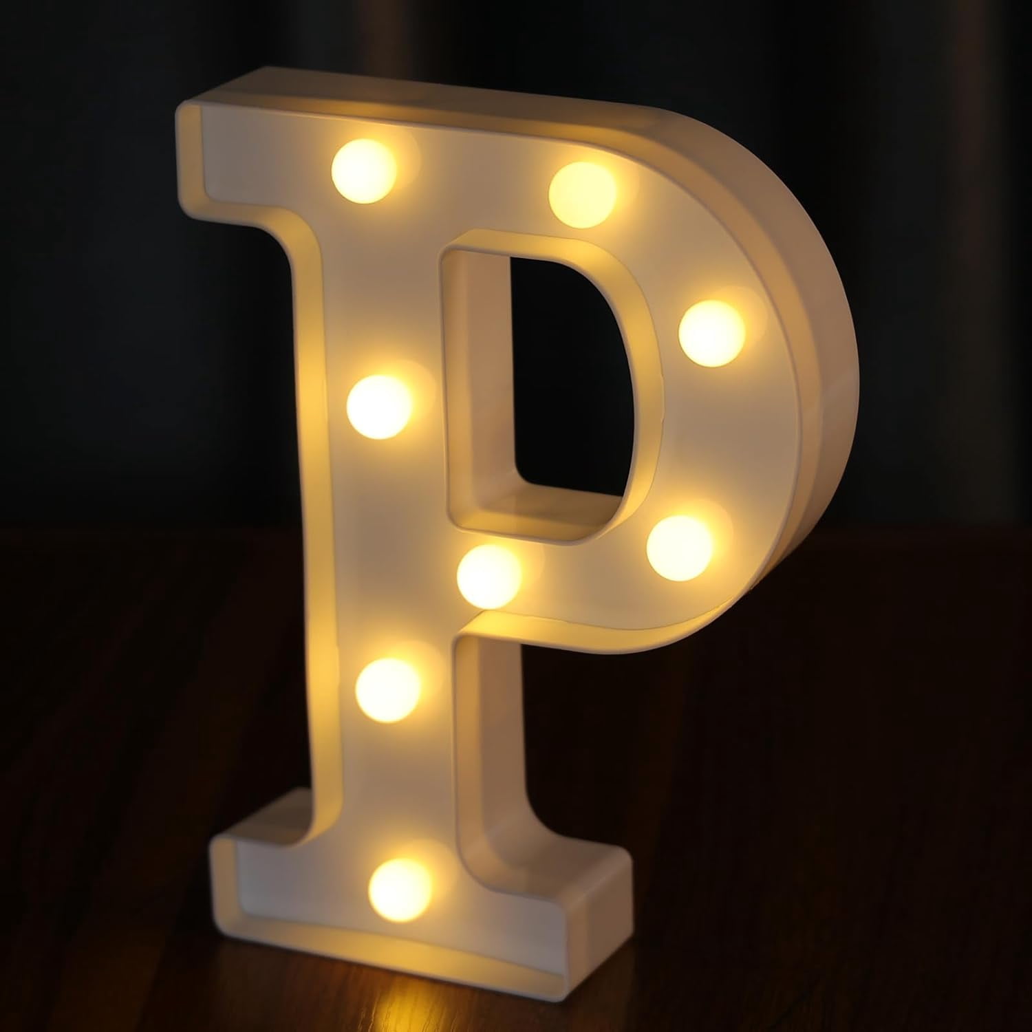 Led Letters Lights 26 Alphabet and 10 Number Decorative Lighted Letters ...