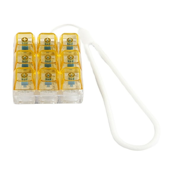 Led Light 9 Key Mechanical Keyboard Switches Tester Silicone Cord ...