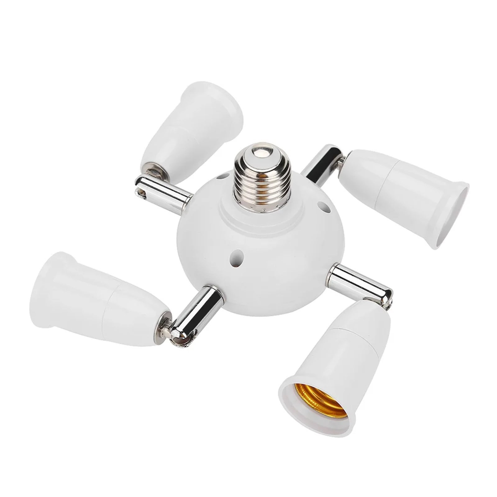 Led Light Base Conversion Lamphead Lamp Holder Socket E27 Splitter 5/7 ...