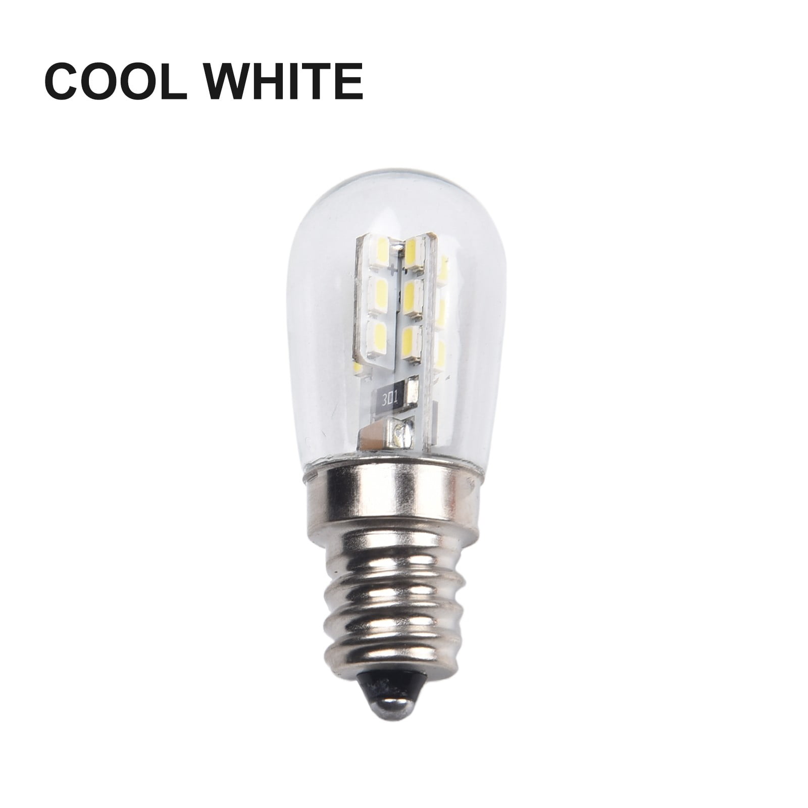 Led Light Bulb E12 220V Led High Bright Glass Shade Lamps Pure Warm ...