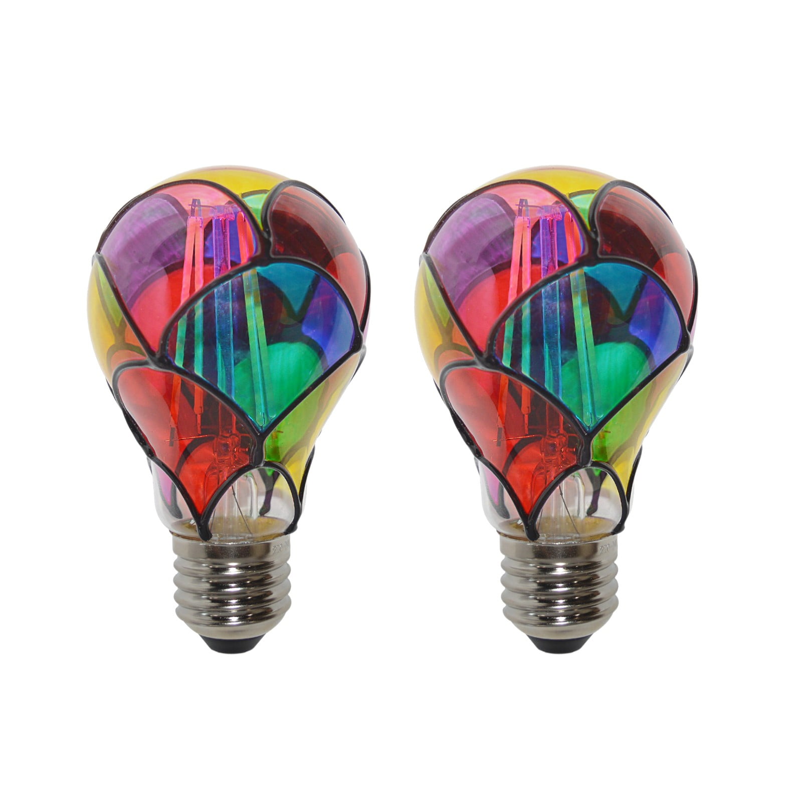 Led Light Bulb, Led Lights for Bedroom, Stained Glass Light Bulb ...