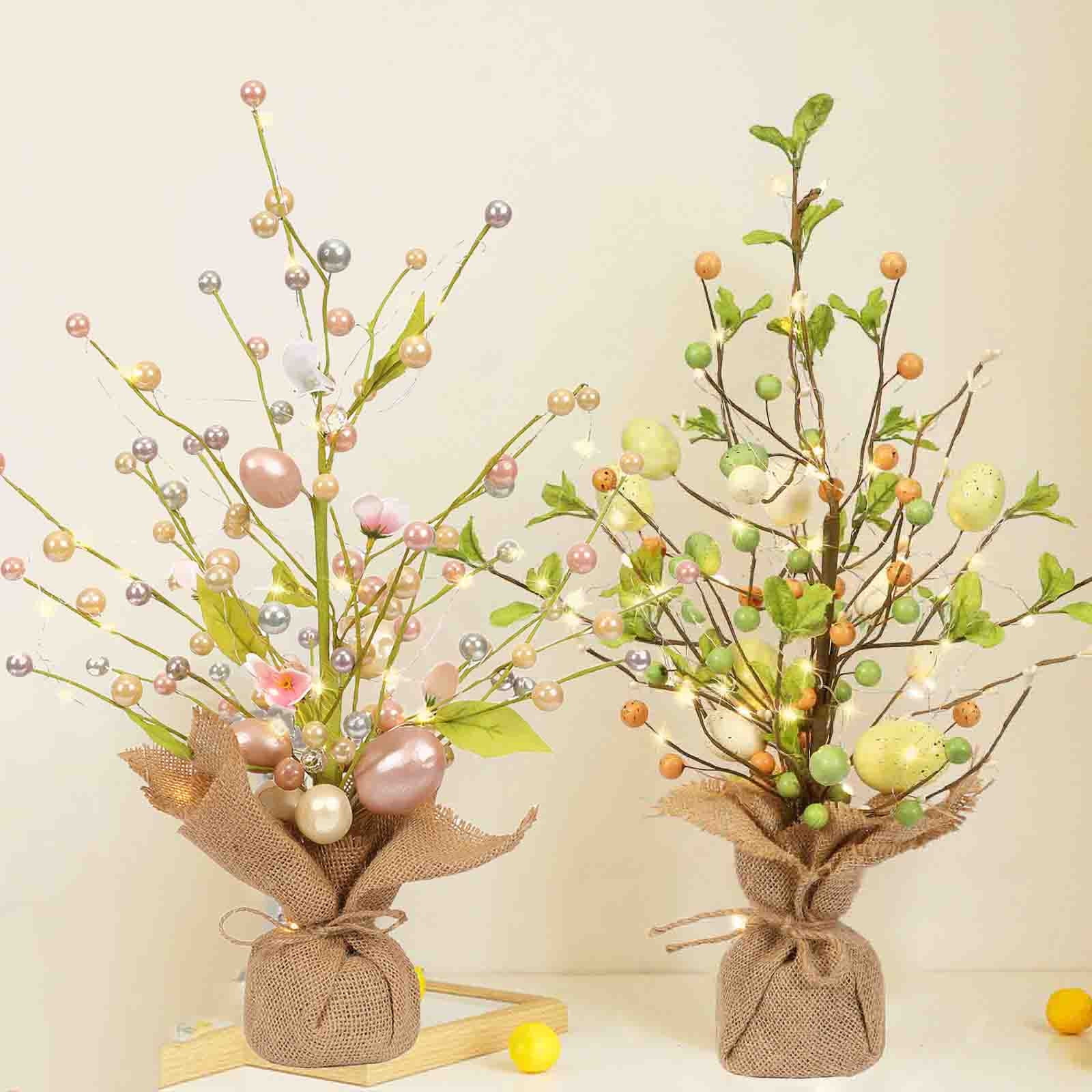 Led Light Up Easter Eggs Decoration Tree Scene, Easter Decorations for ...