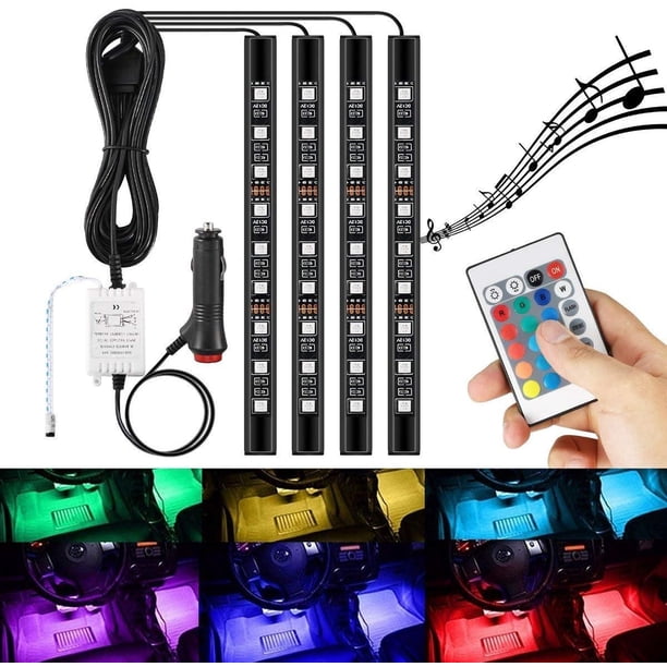 Led Light Strip,Car LED Strip Lights Under Dash Footwell LED Interior ...