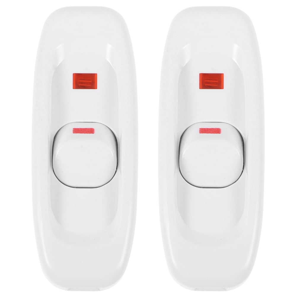 Led Light Switch,2Pcs 10A 250V Inline On Off Switch White Light Switch ...