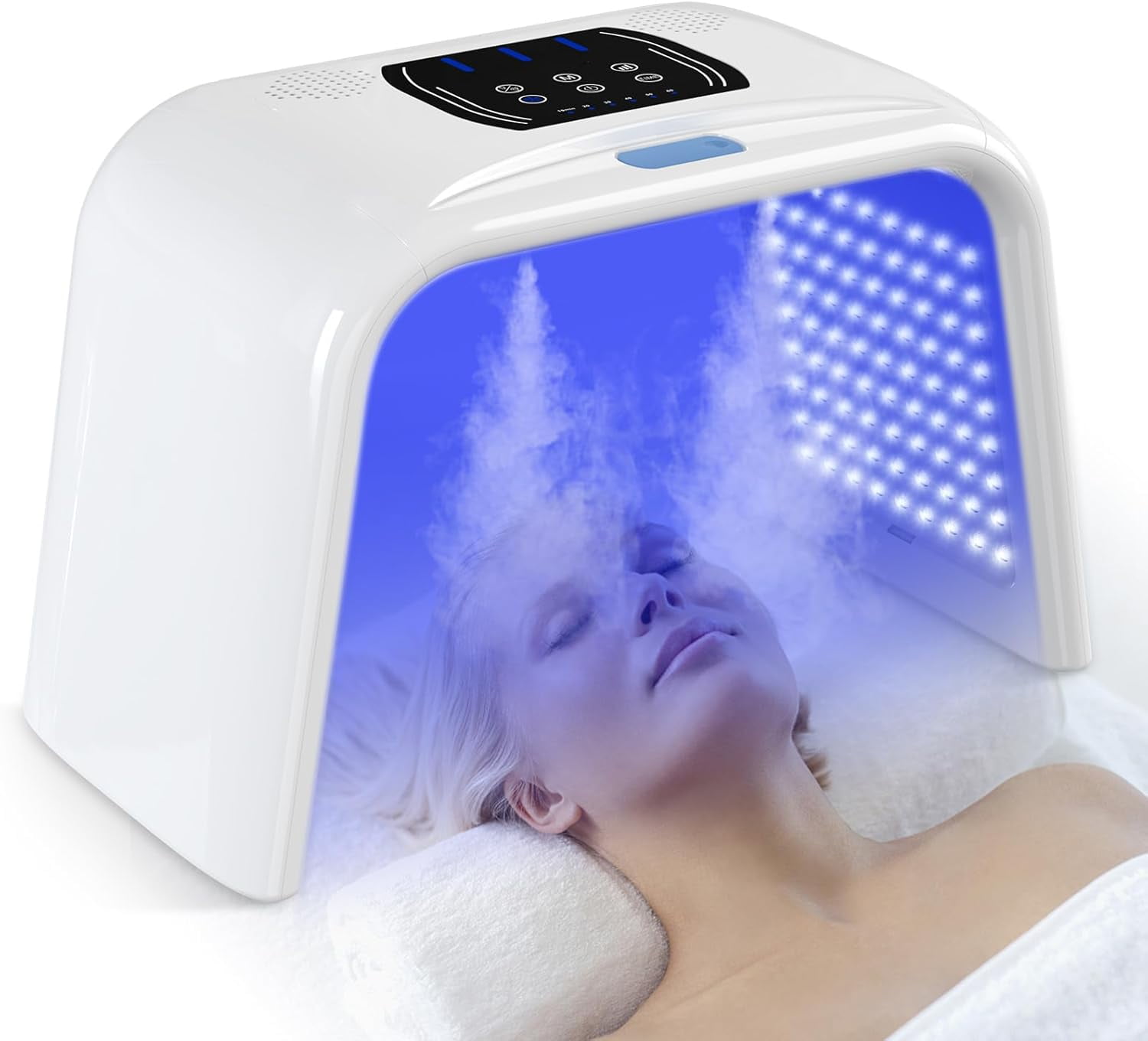 Led Light Therapy for Face Body, 7 Color Led Face Light Therapy with ...