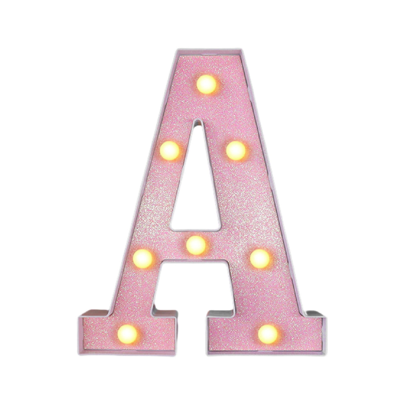 Led Light Up Letters,Marquee LED Letter Lights 26 Alphabet,Battery ...