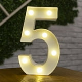 Led Light Up Number, Light Up Number Sign for Night Light Wedding ...