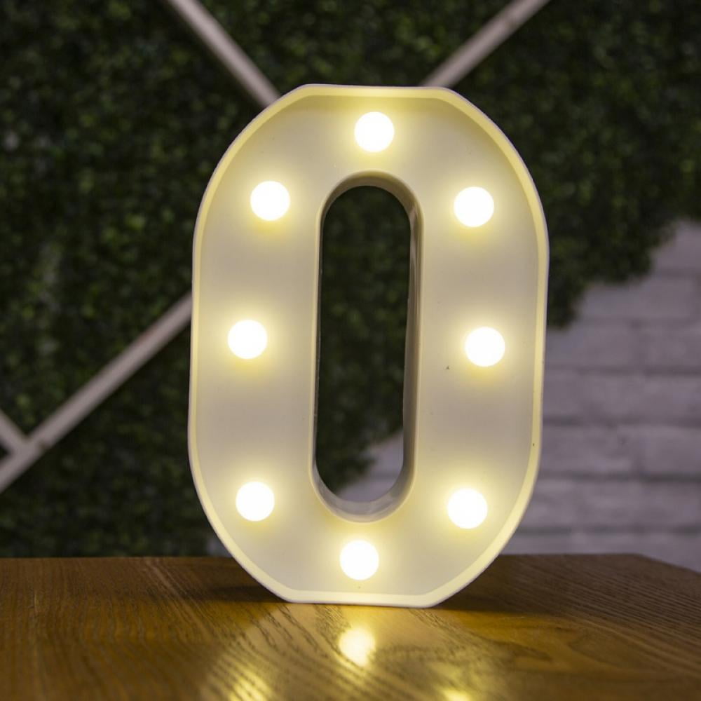 Led Light Up Number, Light Up Number Sign for Night Light Wedding ...
