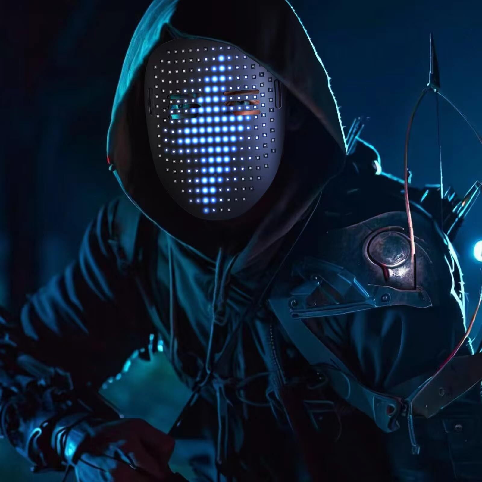 Led Lighted Face Transforming Mask,Boywithuke Mask for Adults Kids ...