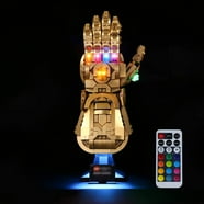 LEGO Marvel Avengers Iron Man Infinity Glove Model, 76223 Collectable ...