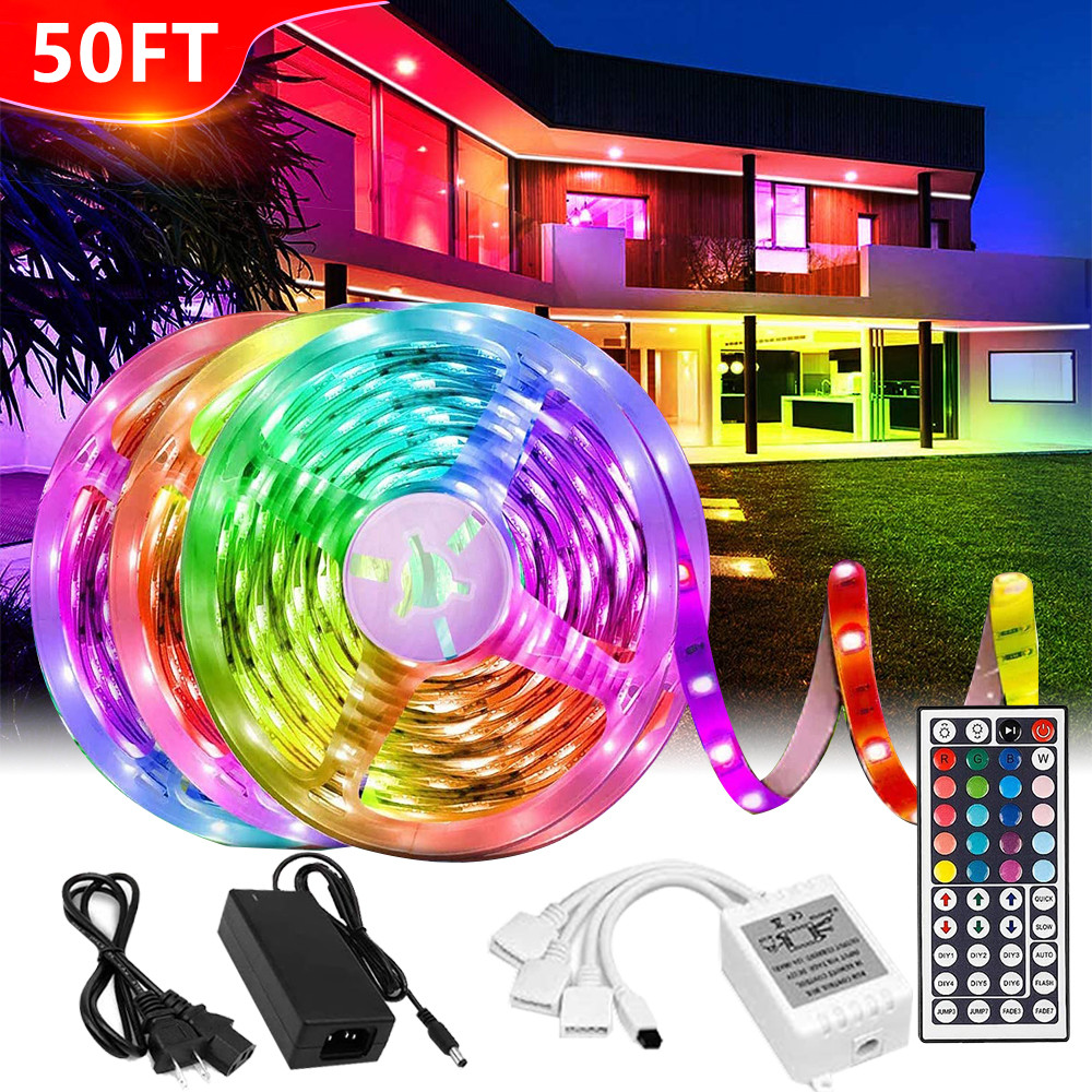 Led Lights for Bedroom 50ft , Led Strip Lights Color Changing Led ...