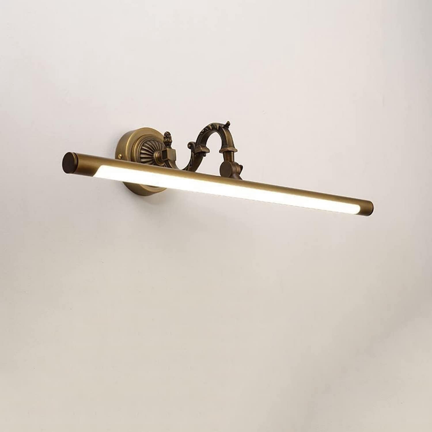 Led Linear Bathroom Bar Antique Copper Lamp Washroom Makeup Lights ...