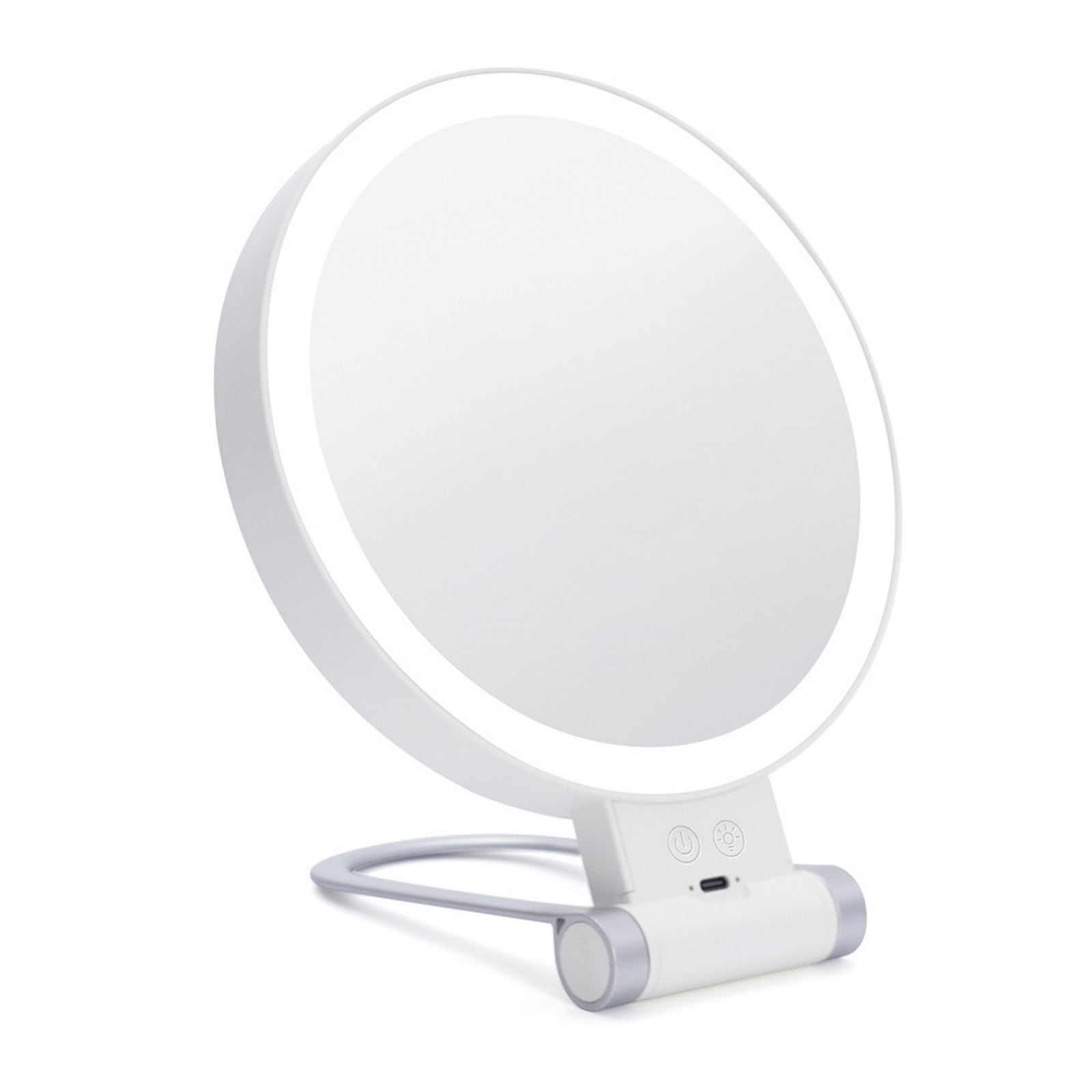 Led Makeup Mirror With Lights - 10X Magnification, 3 Color Lighting ...