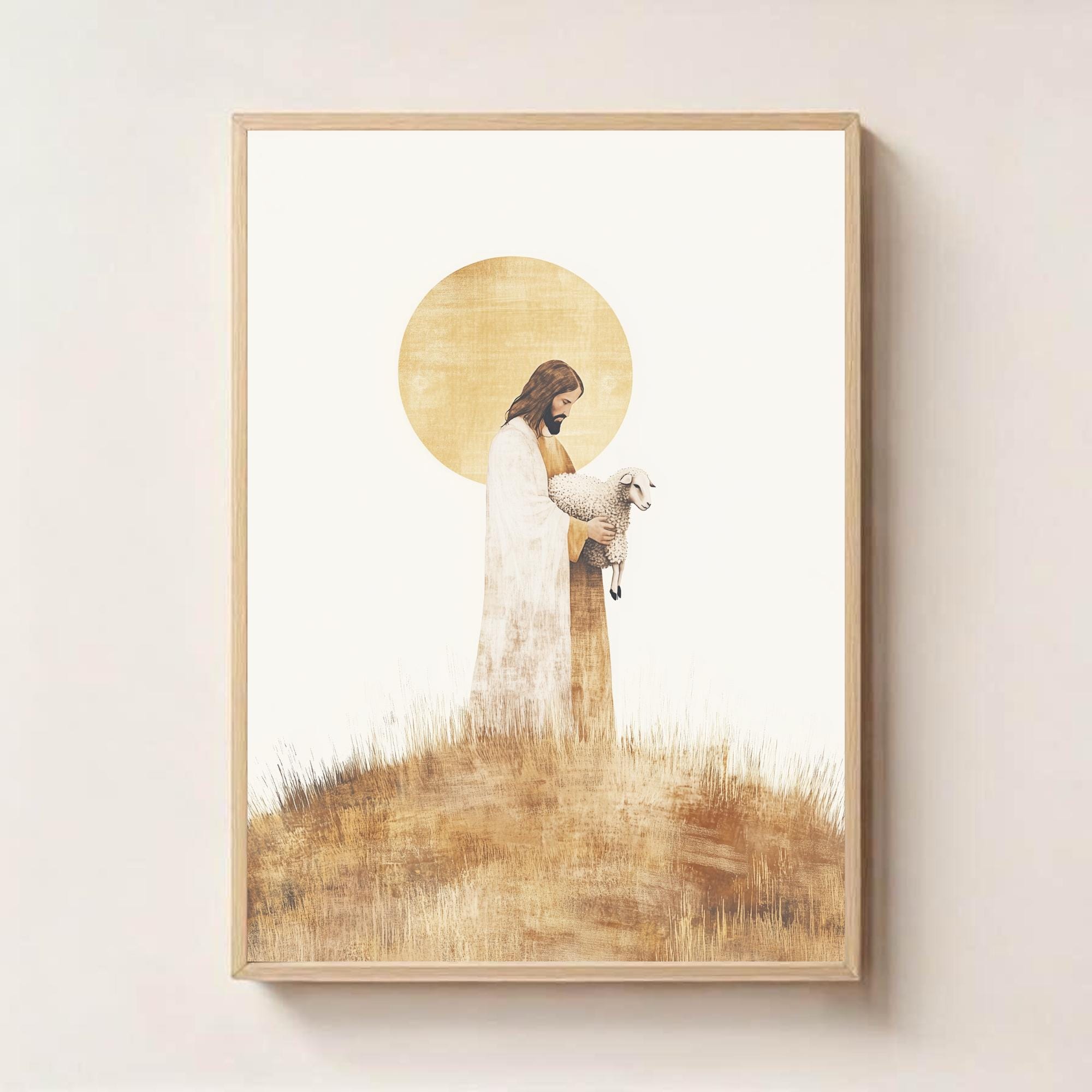 Led By Mercy, Jesus Printable Art, Christian Printable Art, Minimalist ...