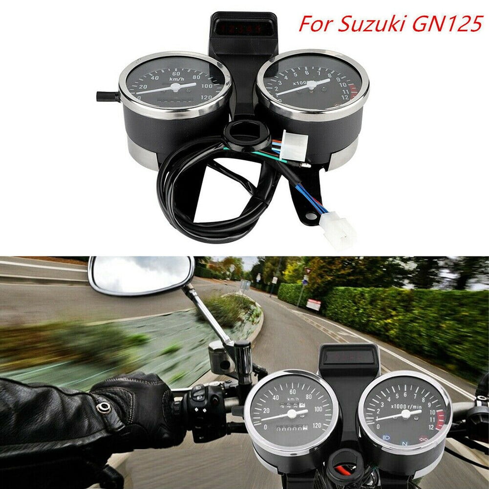 LED Motorcycle Modified Speedometer Odometer Tachometer For Suzuki ...