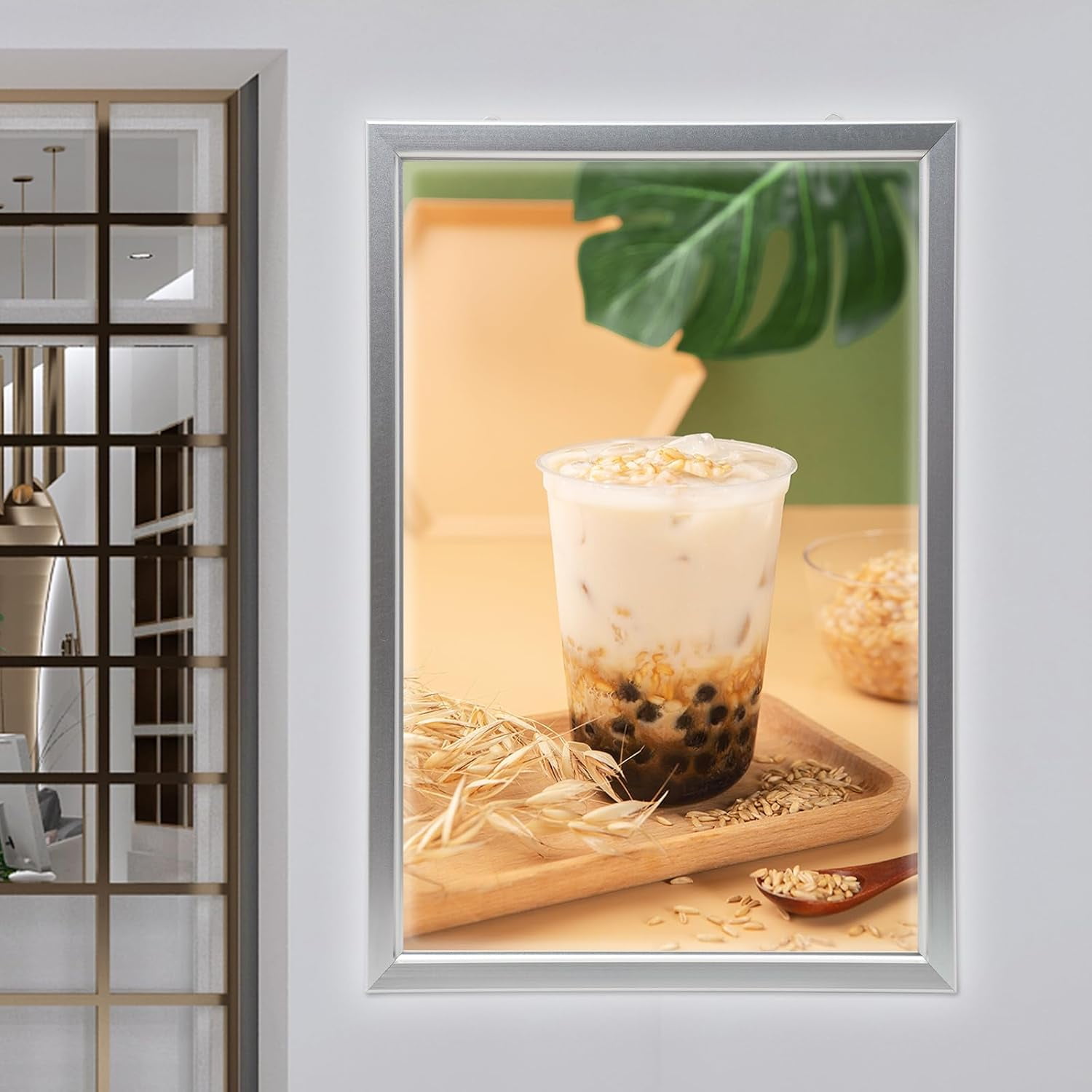 Led Movie Poster Frame, Photo Frame, LED Light Box Display Sign Holder ...