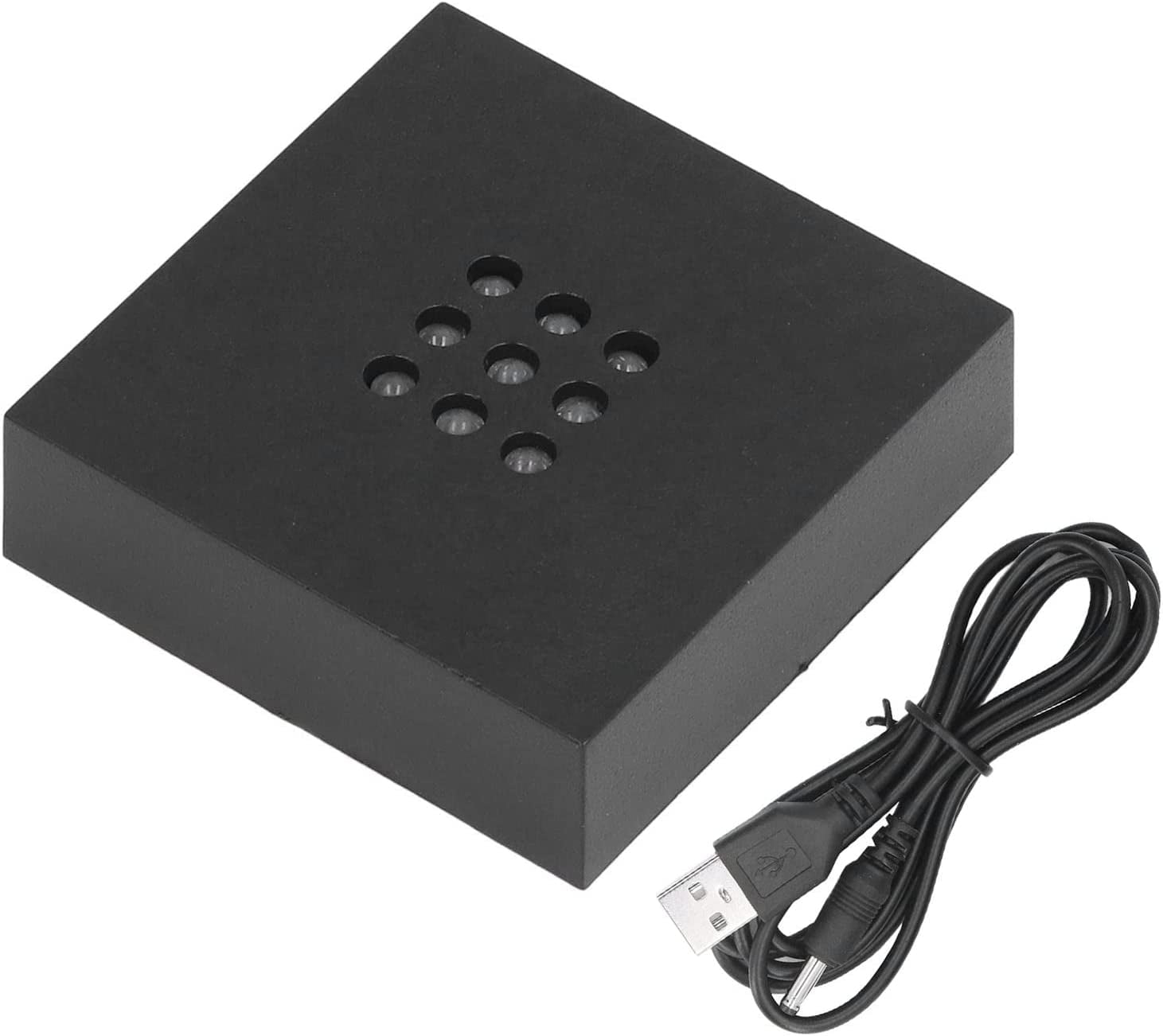 Led Multi Color Light Base, 3D Crystal Art Square Display Holder ...