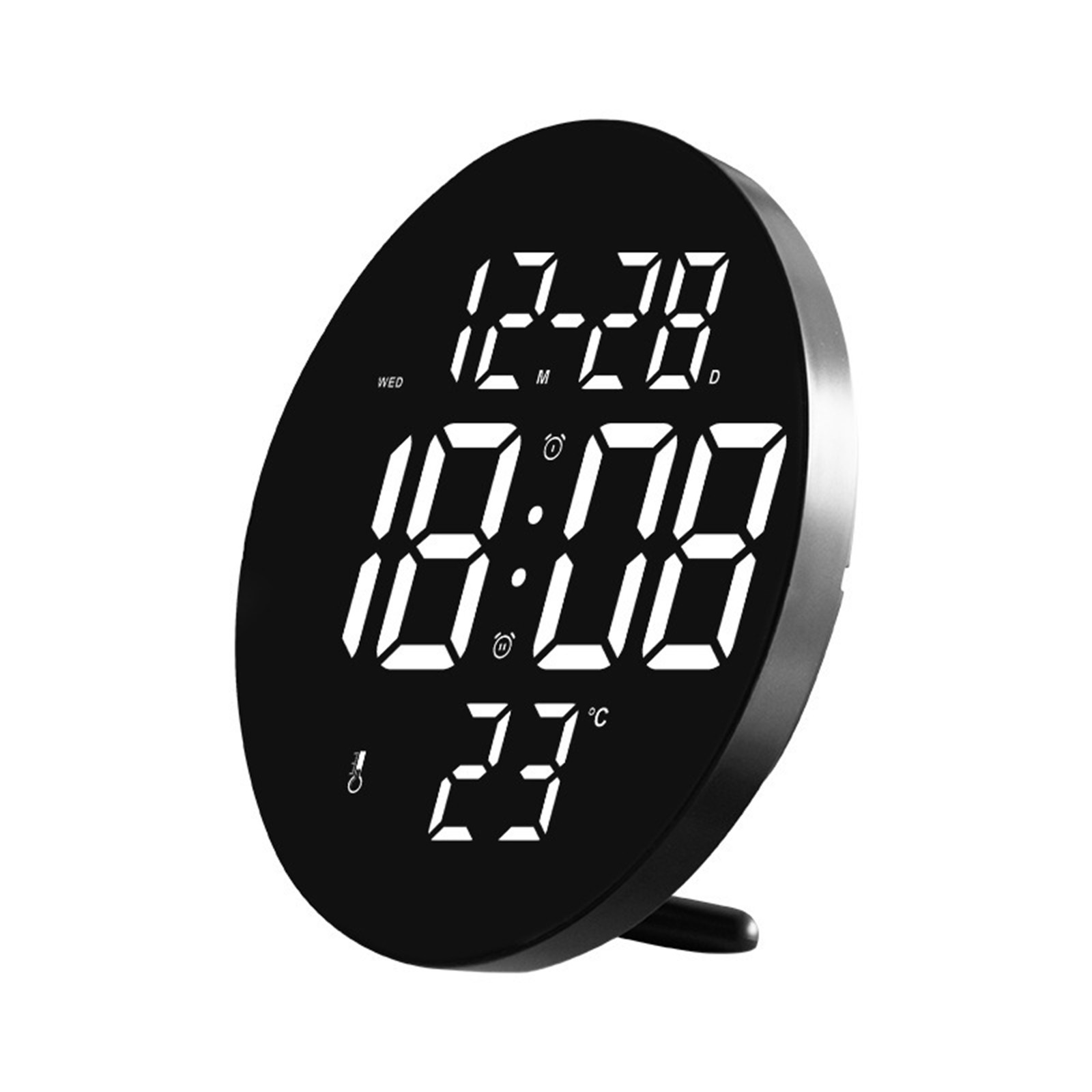Led Multi-Function Remote Control Alarm Clock Displays Time And ...