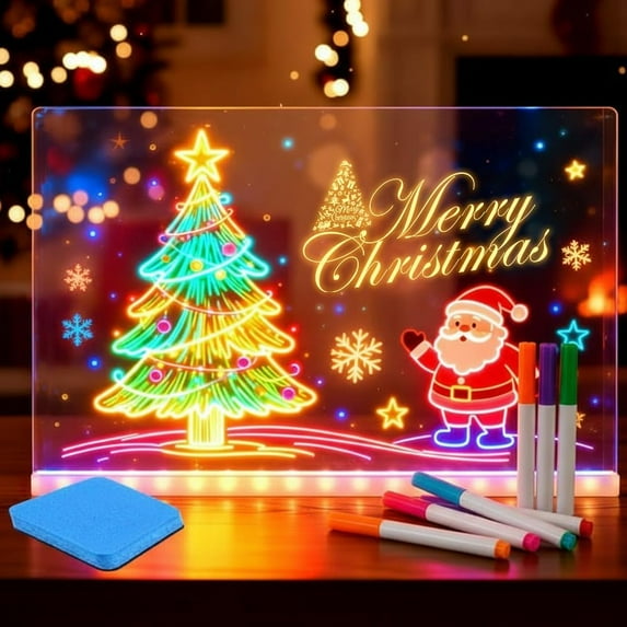 Led Note Board with Colors,Led Drawing Board Pad,Light Up Acrylic ...