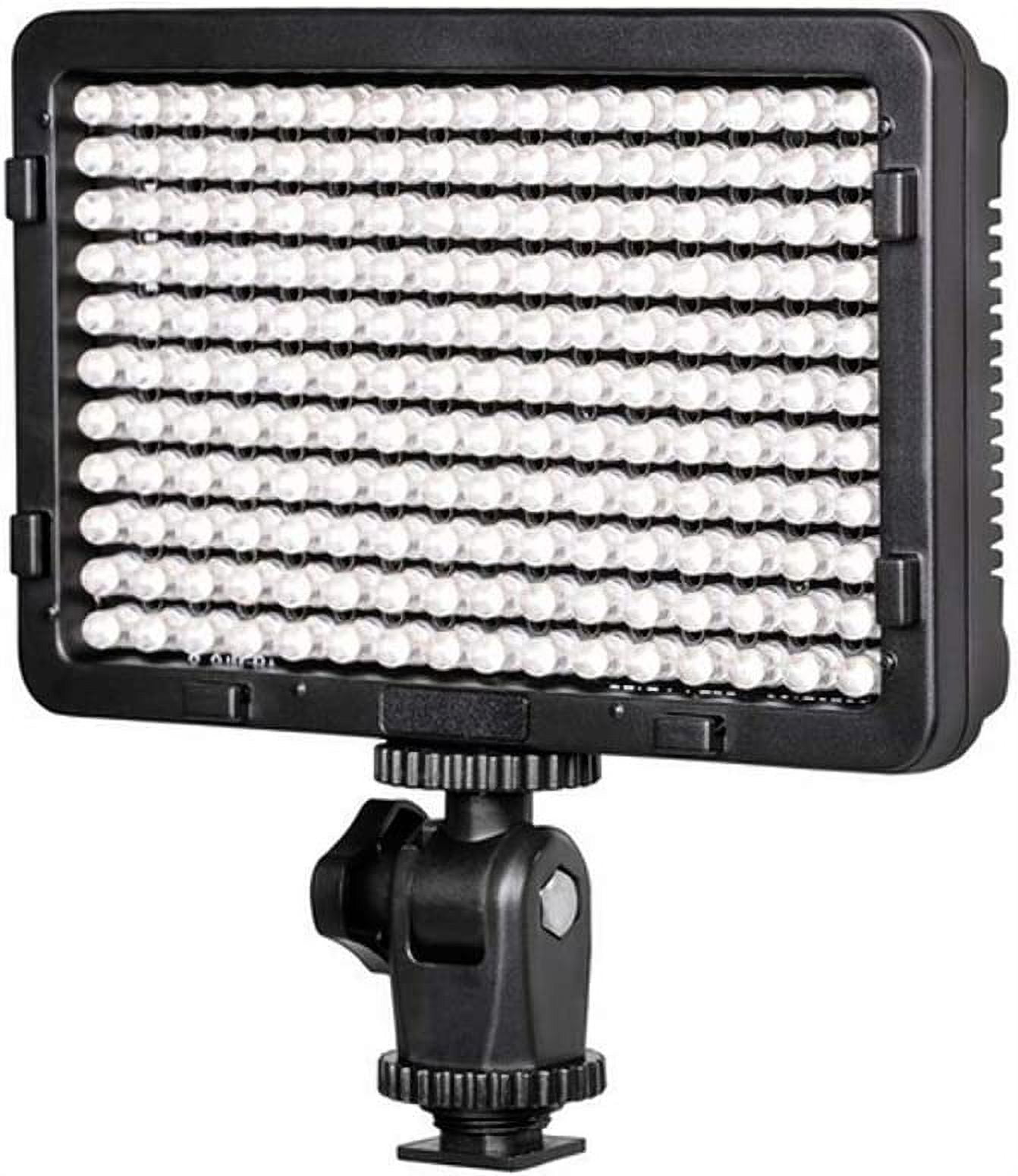 Led On Camera Video Light PT-176S 176 LED Bulbs 5600K/3200K Ultra ...